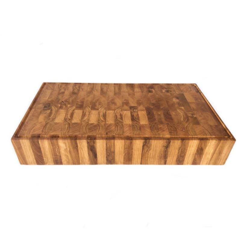 Hackblock aus Eichenholz Stirnholz - Holz-Liebling