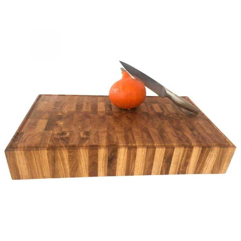 Hackblock aus Eichenholz Stirnholz - Holz-Liebling