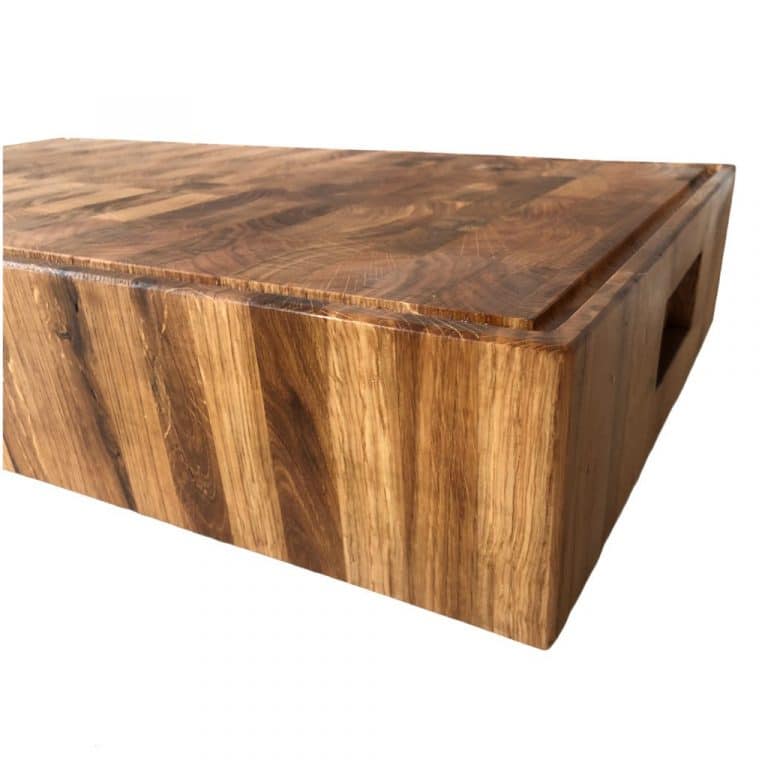 Hackblock aus Eichenholz Stirnholz - Holz-Liebling