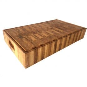 Hackblock aus Eichenholz Stirnholz - Holz-Liebling