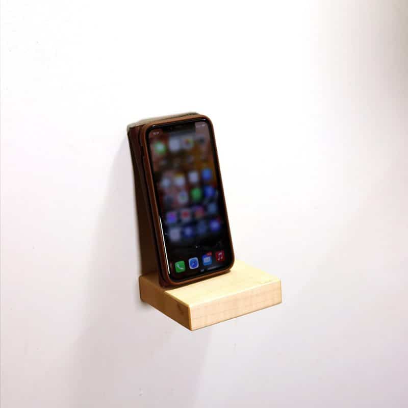 Schwebendes Mini-Regal Massivholz - Holz-Liebling