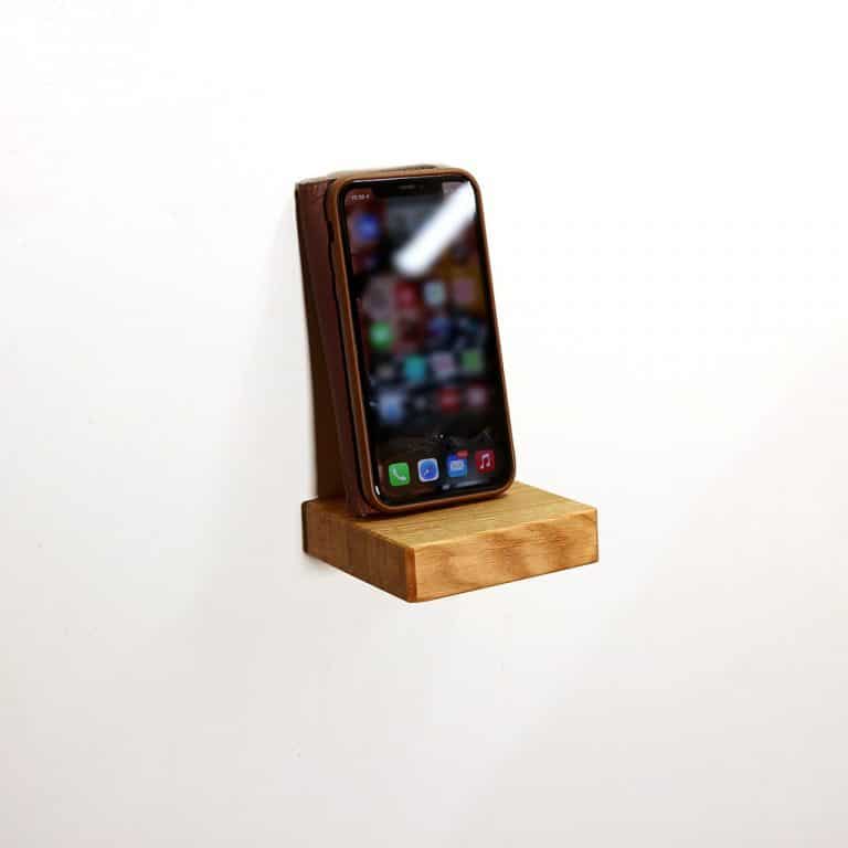 Schwebendes Mini-Regal Massivholz - Holz-Liebling