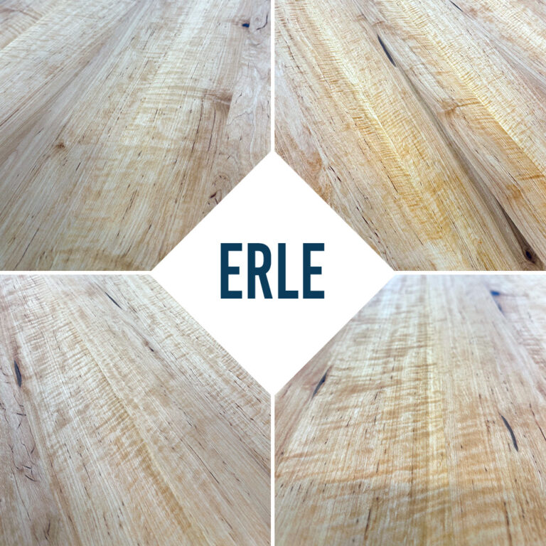 Erlenholz Esstisch - Holz-Liebling